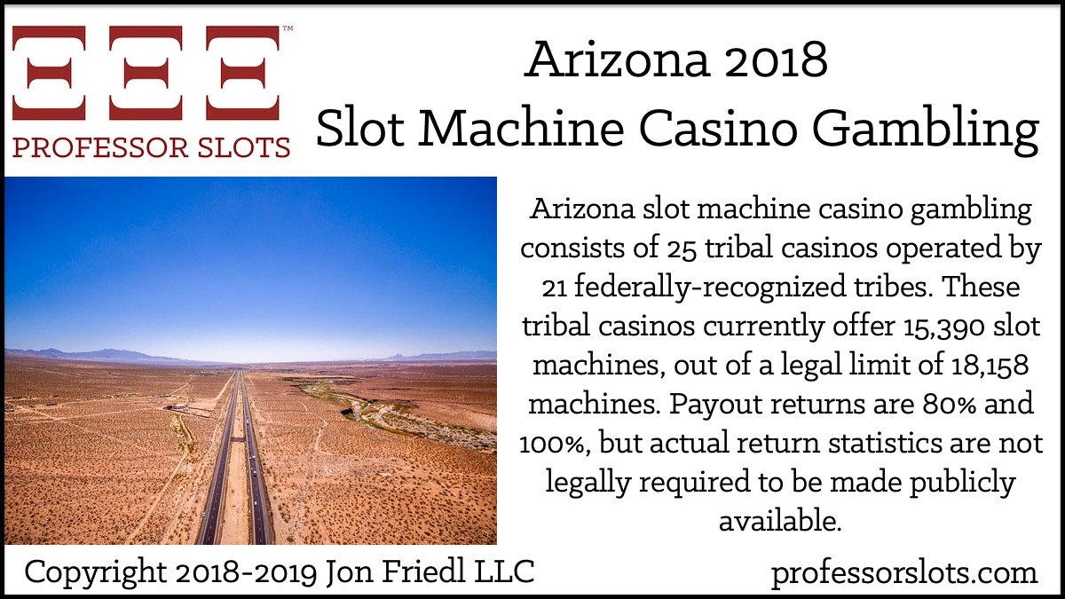 Arizona Slot Machine Casino Gambling in 2018 | Professor Slots