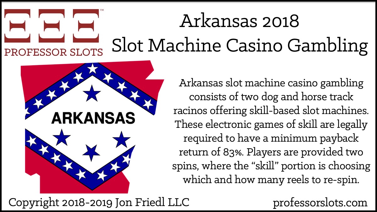 Arkansas Slot Machine Casino Gambling in 2018 | Professor Slots