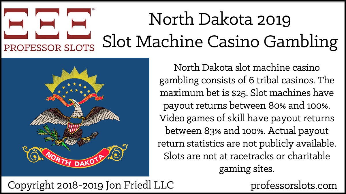 North Dakota Slot Machine Casino Gambling in 2019 | Professor Slots